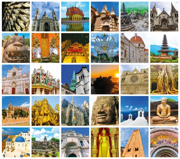 World Monuments Collage Stock Photo by ©Marina113 130279982