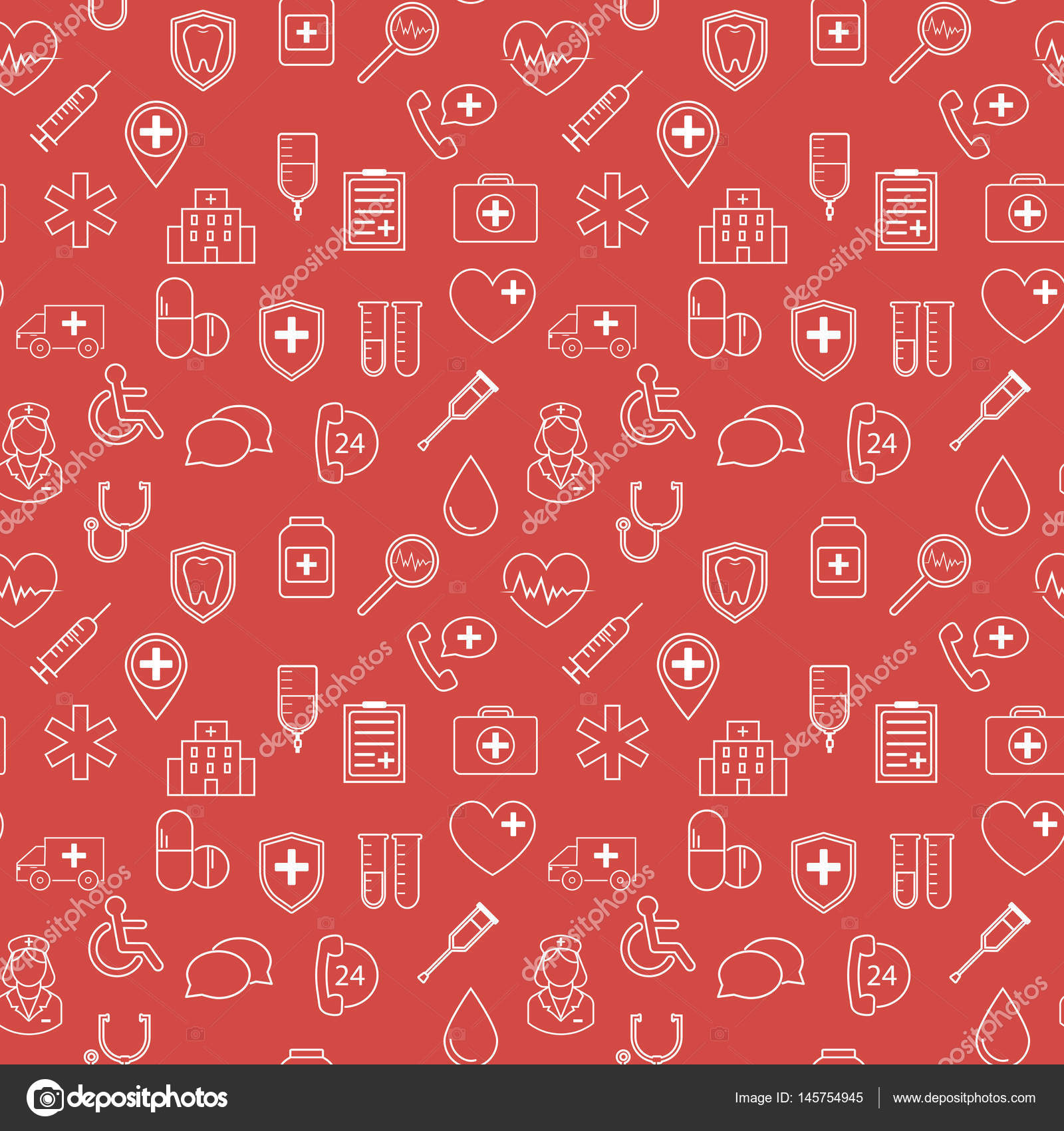 Medical vector pattern Stock Vector Image by ©Antaya #145754945