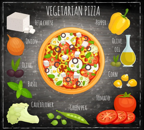 100,000 Warzywko pizza Vector Images | Depositphotos