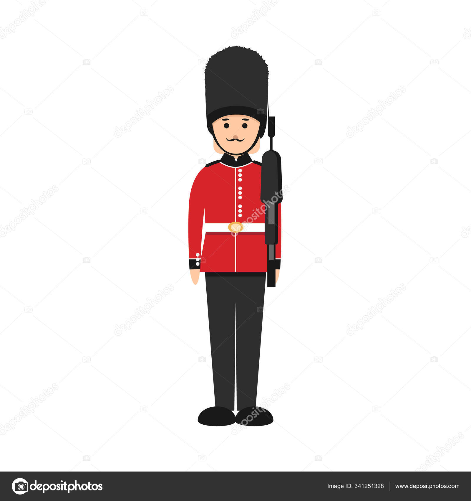 Buckingham Palace Guard Cartoon