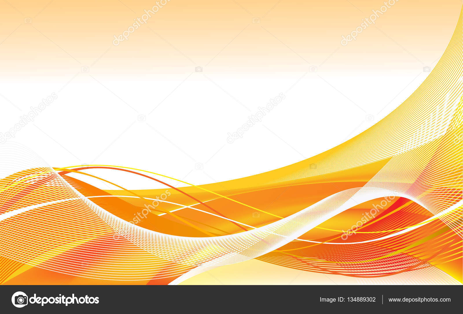 Vector abstract beautiful orange background Stock Vector Image by ...