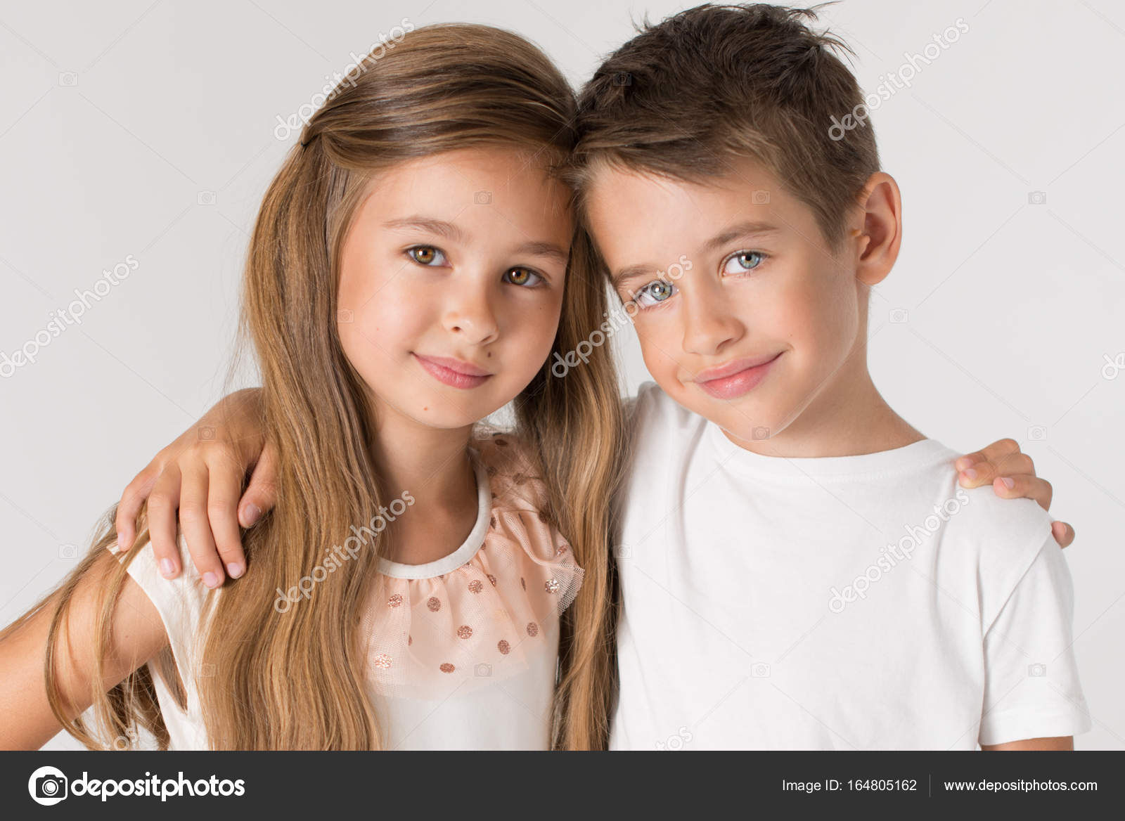 Cute kids hugging Stock Photo by ©path21 164805162
