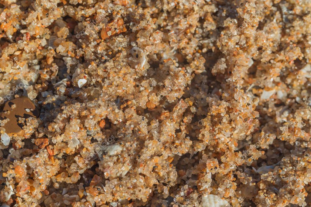 textura de arena del desierto Accona, macro, hay un lugar para el texto ...