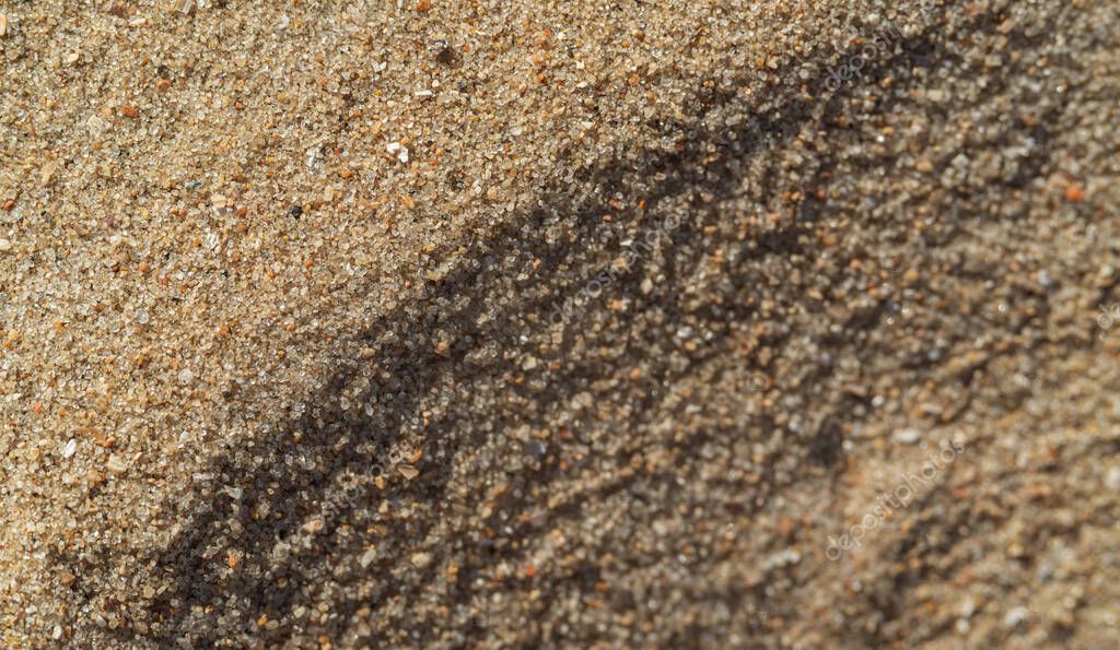 textura de arena del desierto Accona, macro, hay un lugar para el texto ...