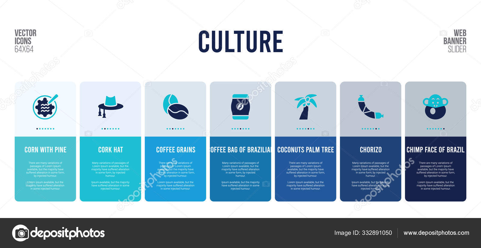 Web banner design with culture concept elements. Stock Vector by ...