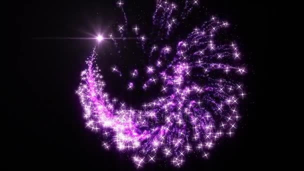 Comet sparkle purple — Stock Video © p.harut #137443640