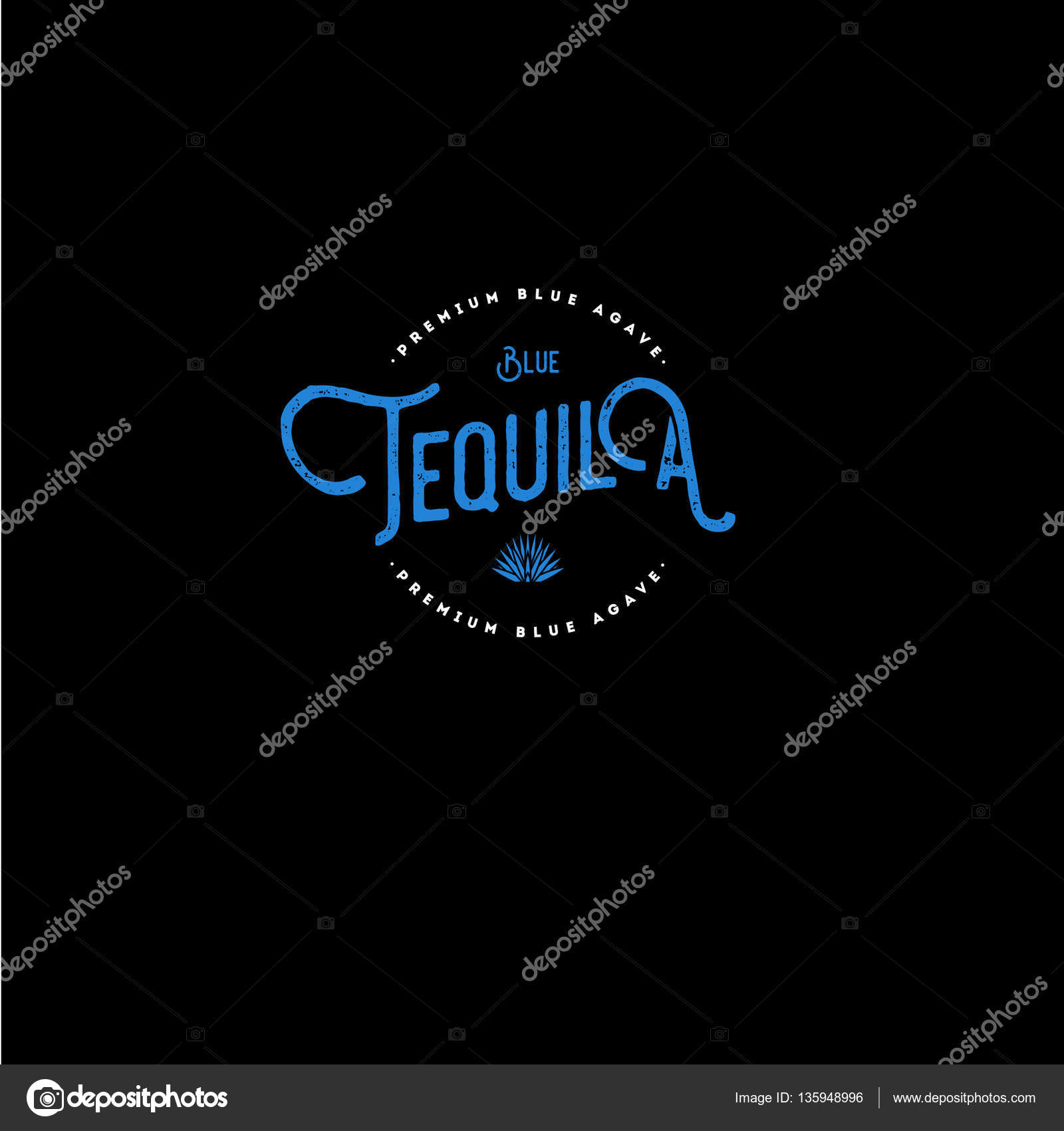 Tequila Emblem. Tequila-Logo. Stock-Vektorbild von ©Nataly_314 135948996