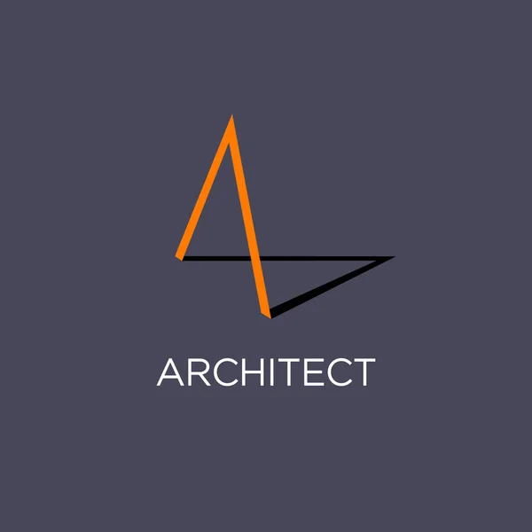 A Monogram. Architect logo or Building. — Stock Vector © Nataly_314 ...