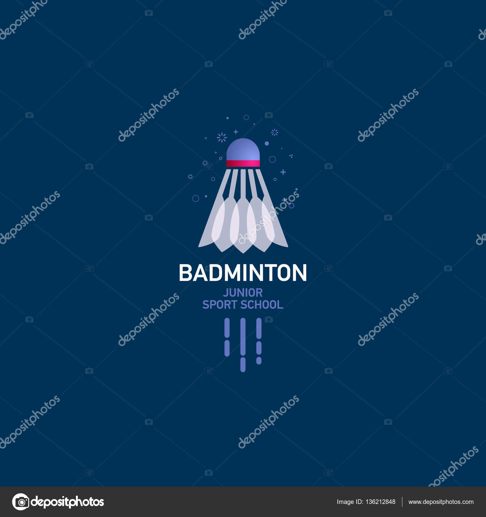 Badminton club logo. Stock Vector Image by ©Nataly_314 #136212848