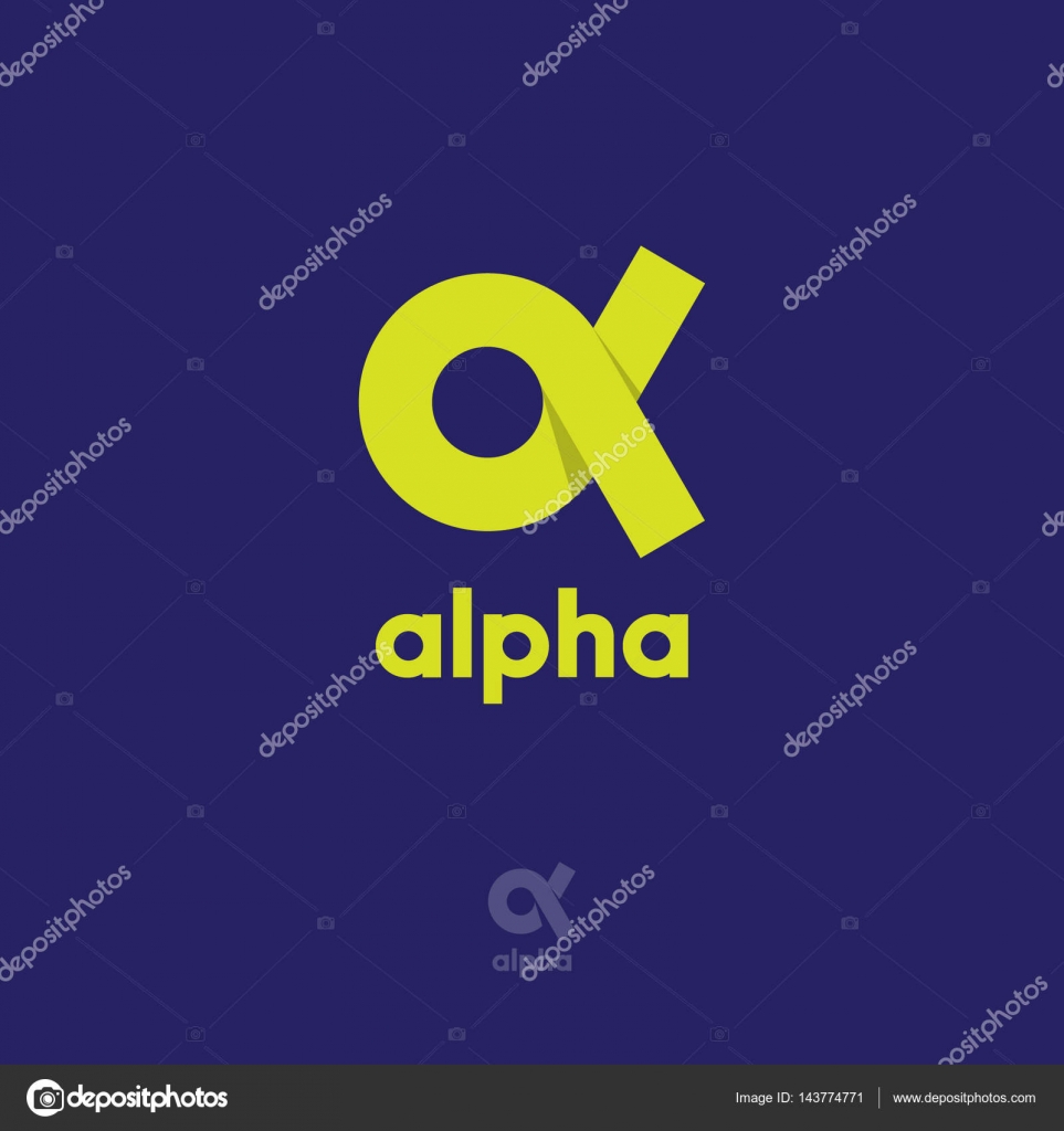 Greek Alpha Symbol Vector