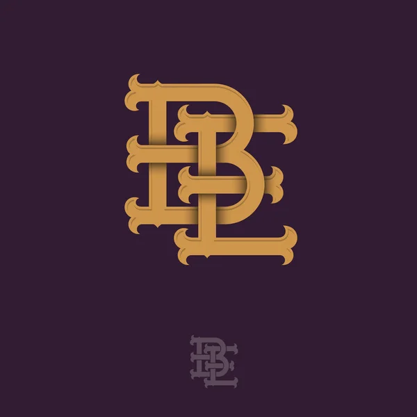 Intertwined letters Vector Art Stock Images | Depositphotos