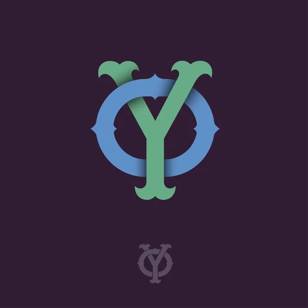 Intertwined letters Vector Art Stock Images | Depositphotos