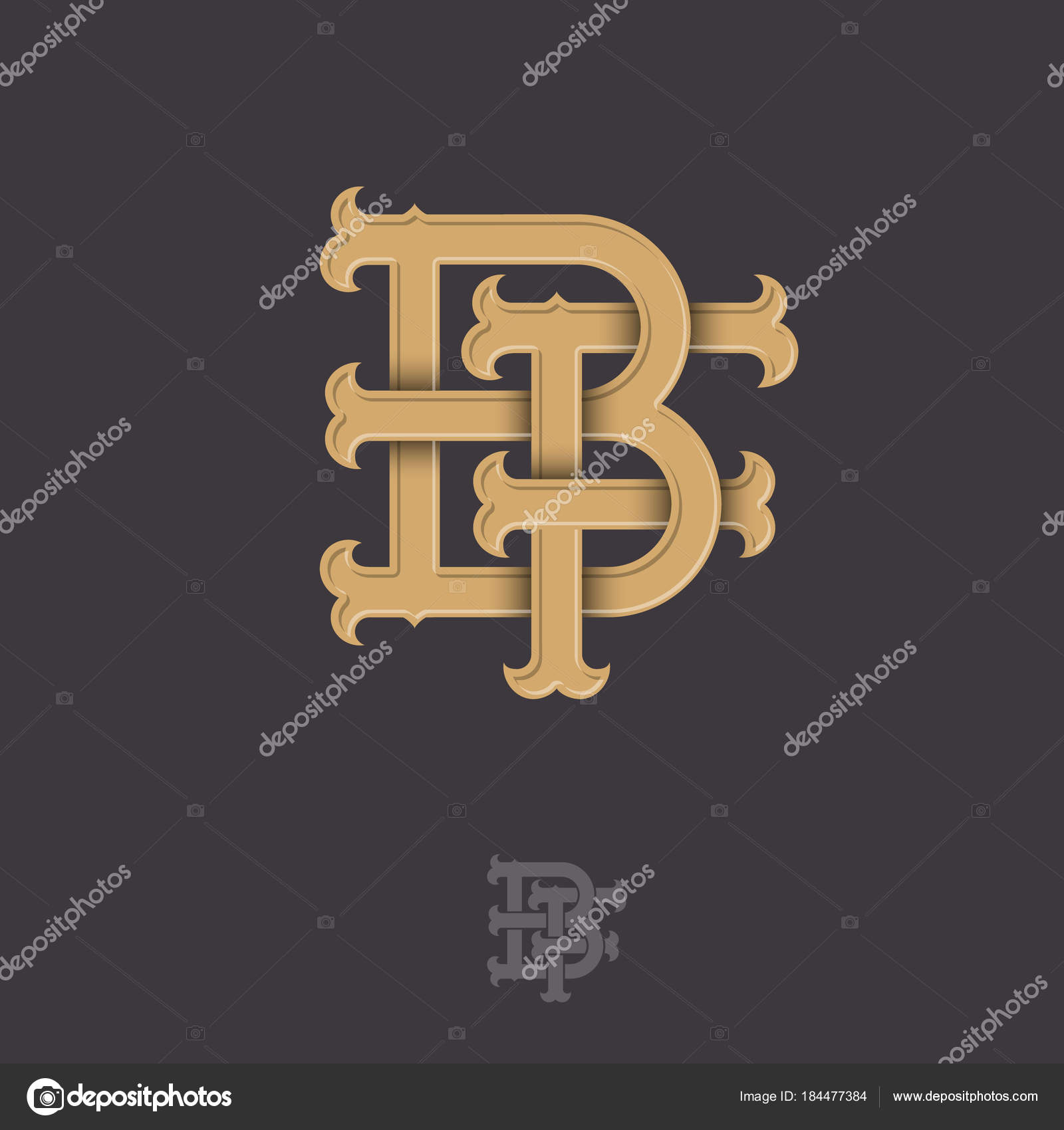 Letras Entrelazadas Logo