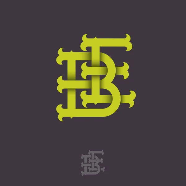 Intertwined letters Vector Art Stock Images | Depositphotos