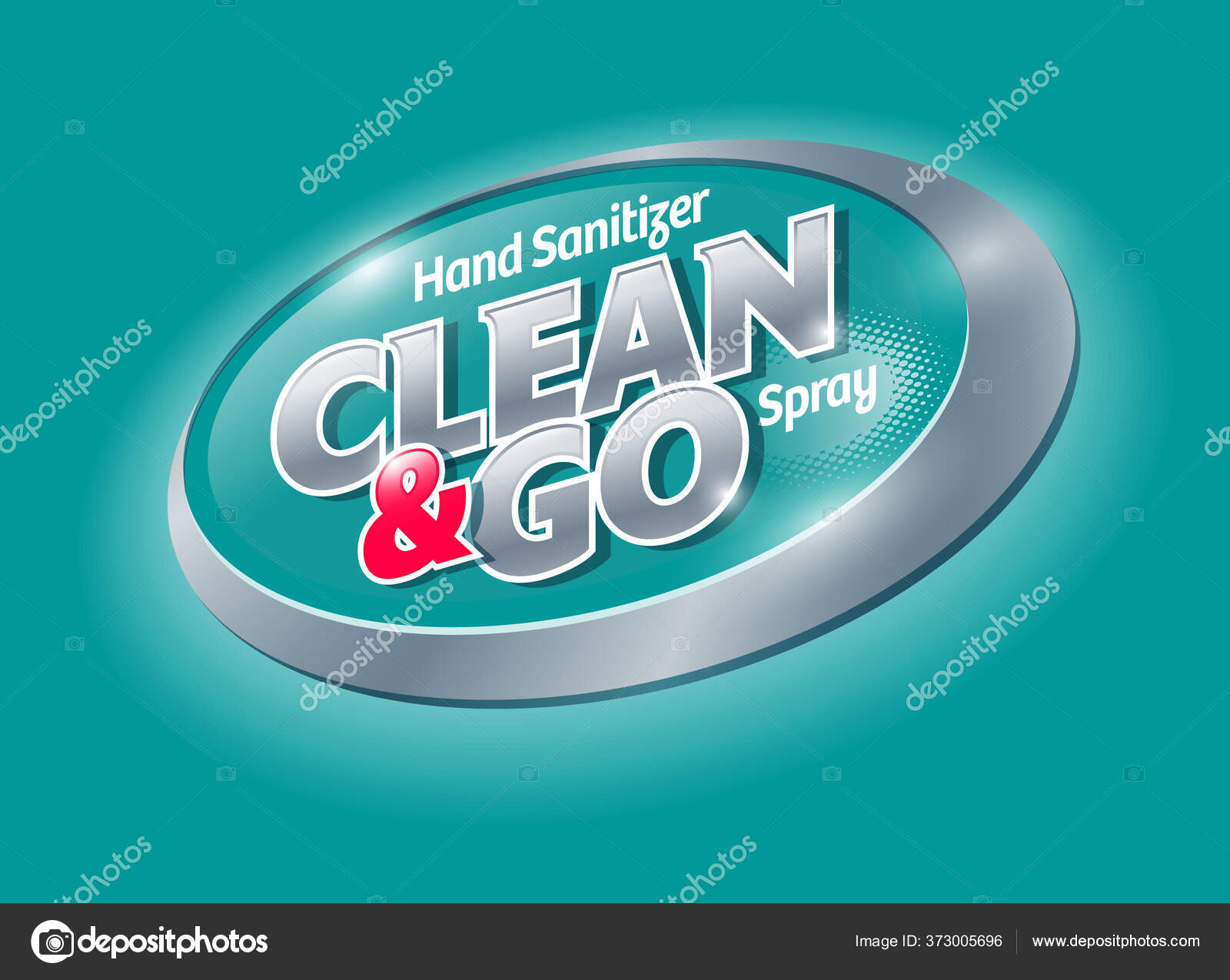 Clean Logo Sanitizer Spray Antiseptic Virus Protection Sanitizer Hands ...