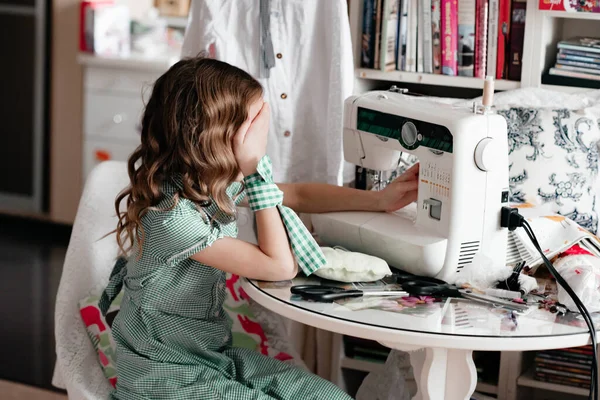 Girl sewing doll Stock Photos, Royalty Free Girl sewing doll Images ...