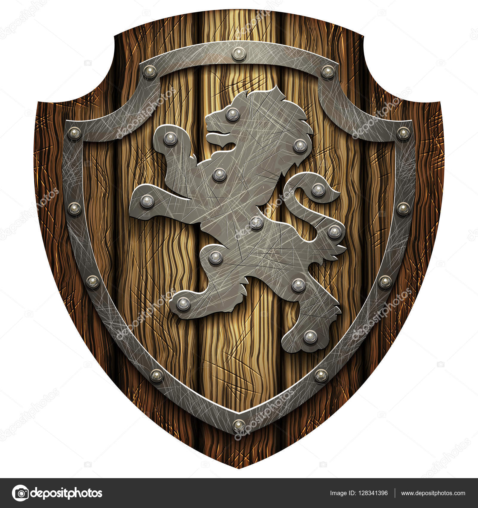 Knight Symbol Shield