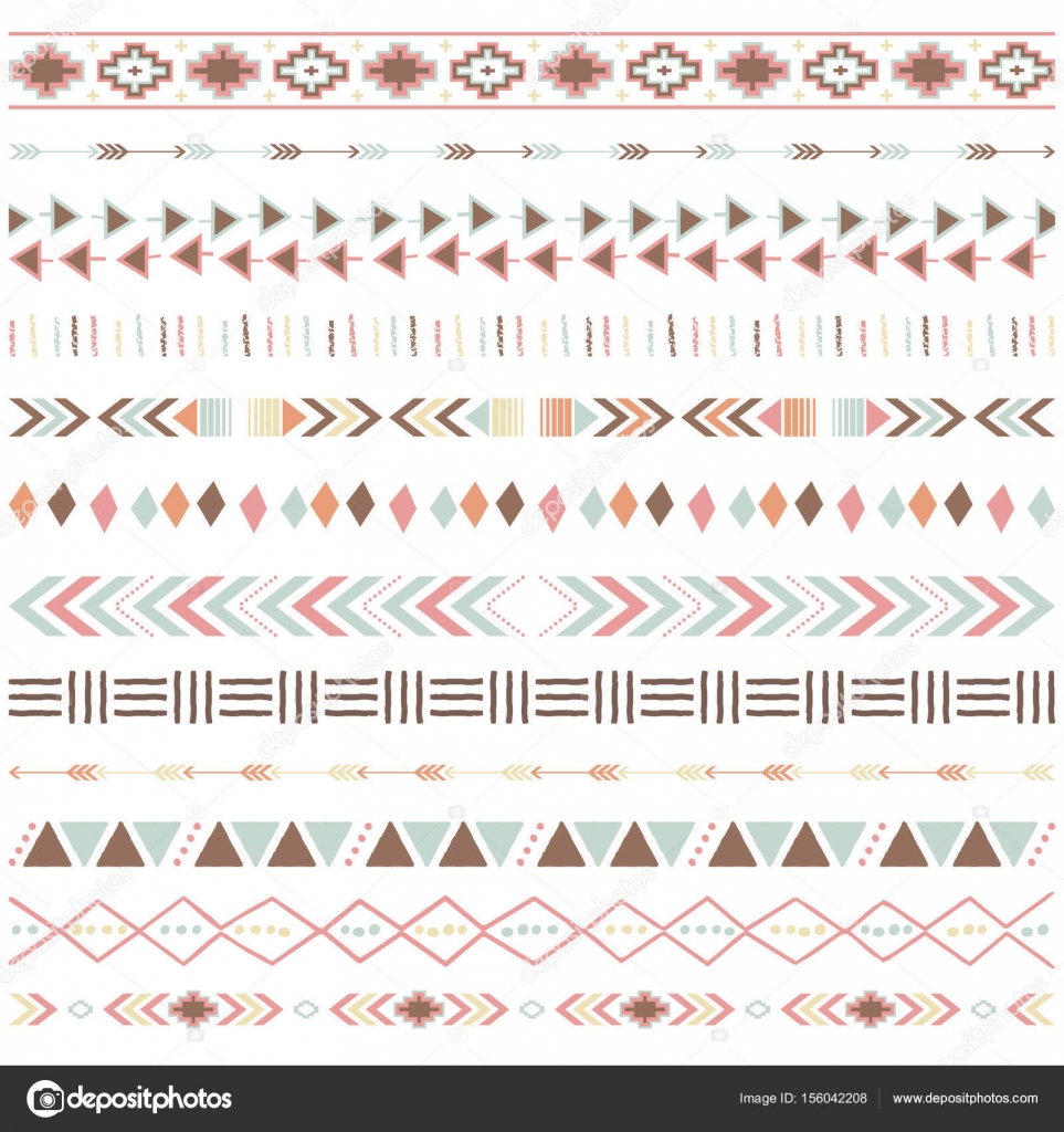 Tribal Ribbon Borders Collections Stock Vector Image by ©jason_lsy ...