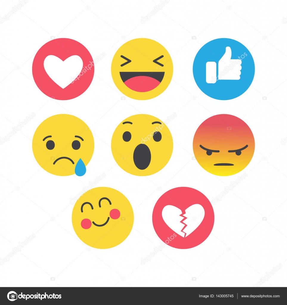 Cartoon emoticons | Set of Cartoon Emoticons — Stock Vector © whynotme ...