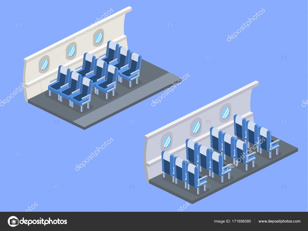 Isometric plane inside interior Stock Vector Image by ©Cathal_Shtadler ...