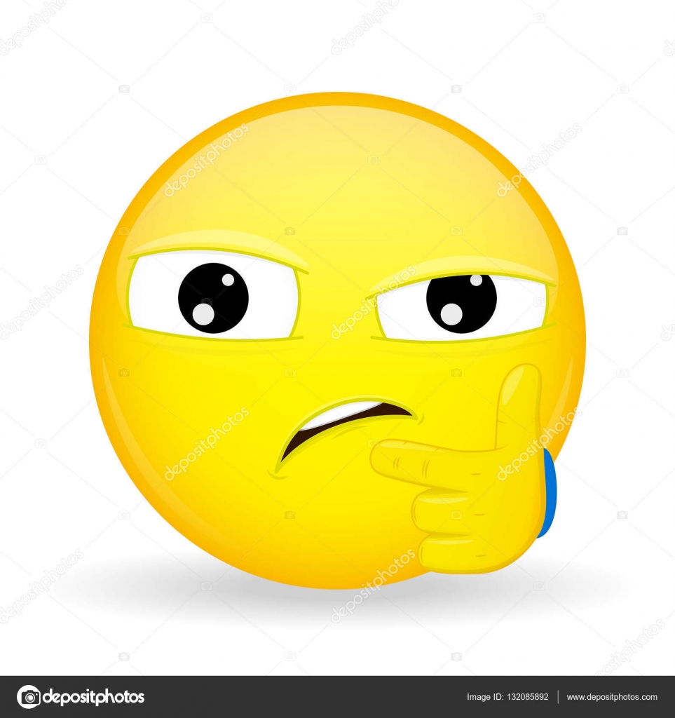 Emoción, 3D, Sonriente, Smirk., Duda. Imagen Vectorial de © Khajiit ...