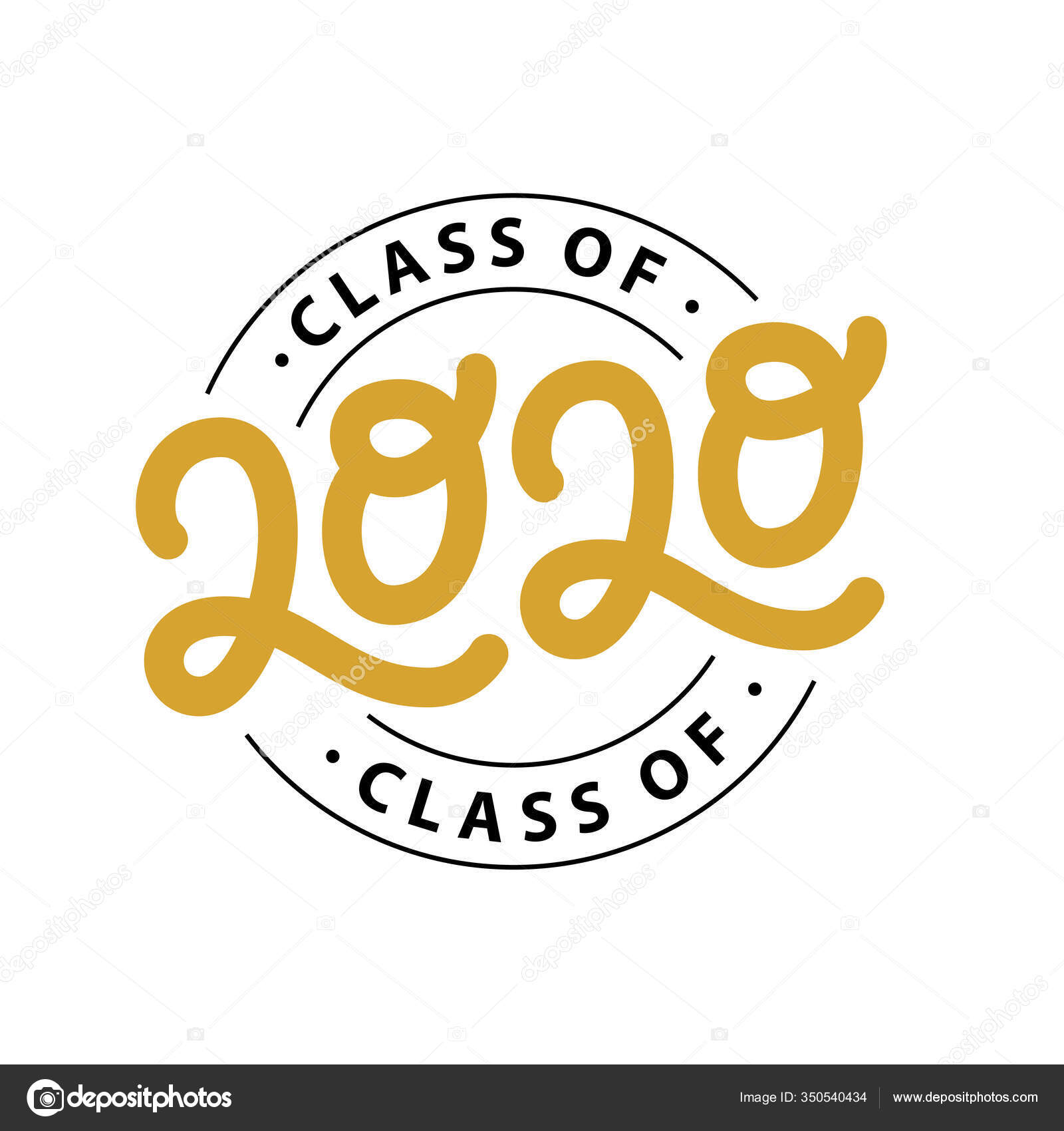 Graduate 2020. Class of 2020. Lettering logo stamp. Graduate design ...