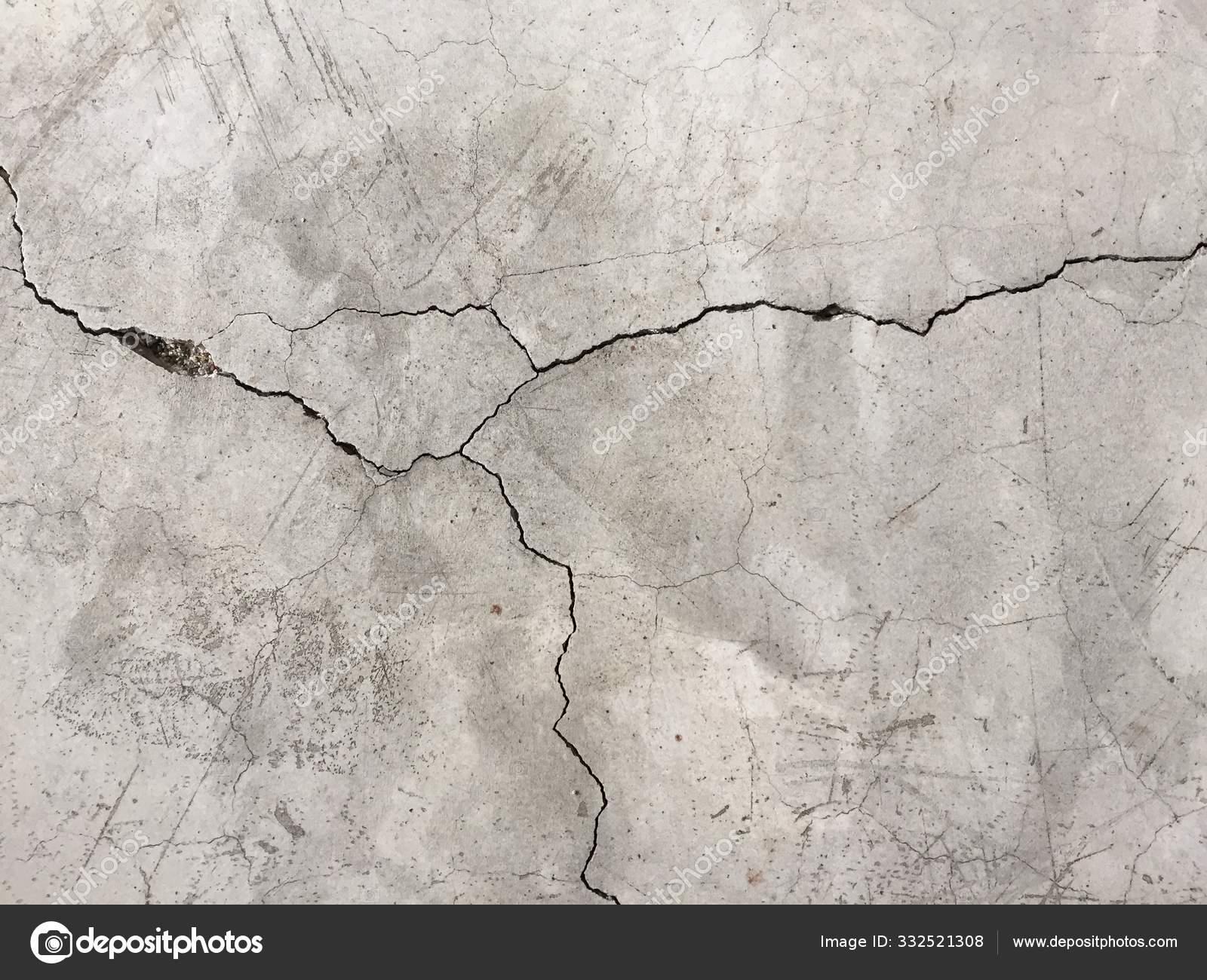 Crack Concrete Floor — Stock Photo © satsitt #332521308