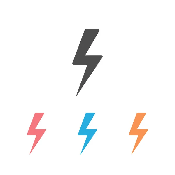 Rayo símbolos imágenes de stock de arte vectorial | Depositphotos