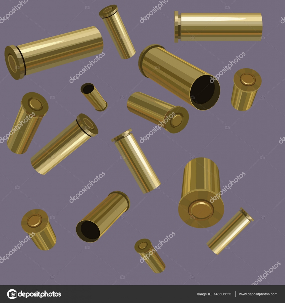 Painted the casings in the air at different angles Stock Vector by ...