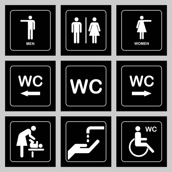 Signalisation des toilettes images vectorielles, Signalisation des ...