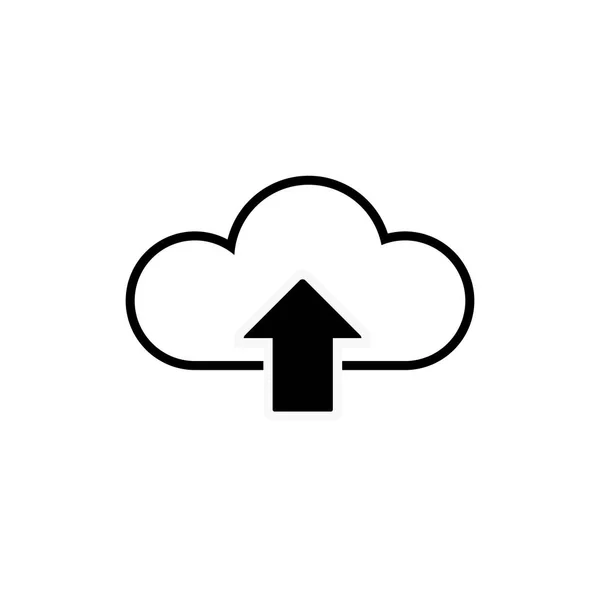 Data cloud icon. Backup and restore sign. Upload to and download from data cloud. Internet ...
