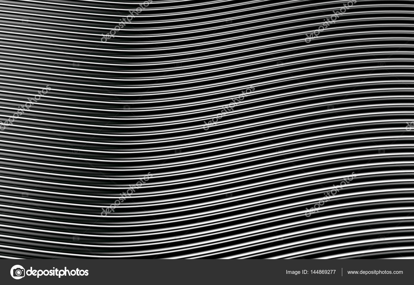 Imagen abstracta de plata de fondo de líneas. 3d renderizar: fotografía ...
