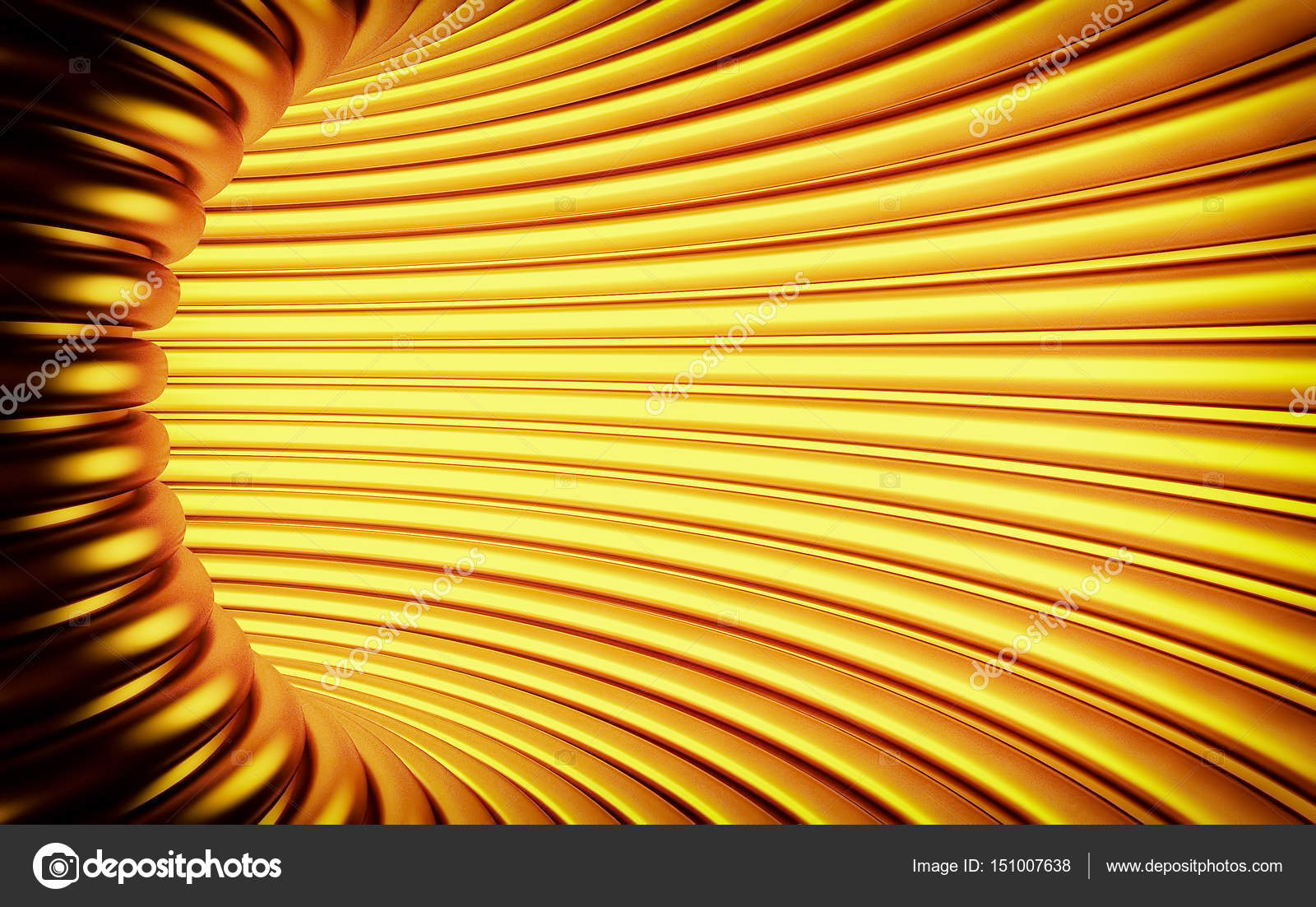 Abstract 3d gold geometric line background. White texture with shadow ...