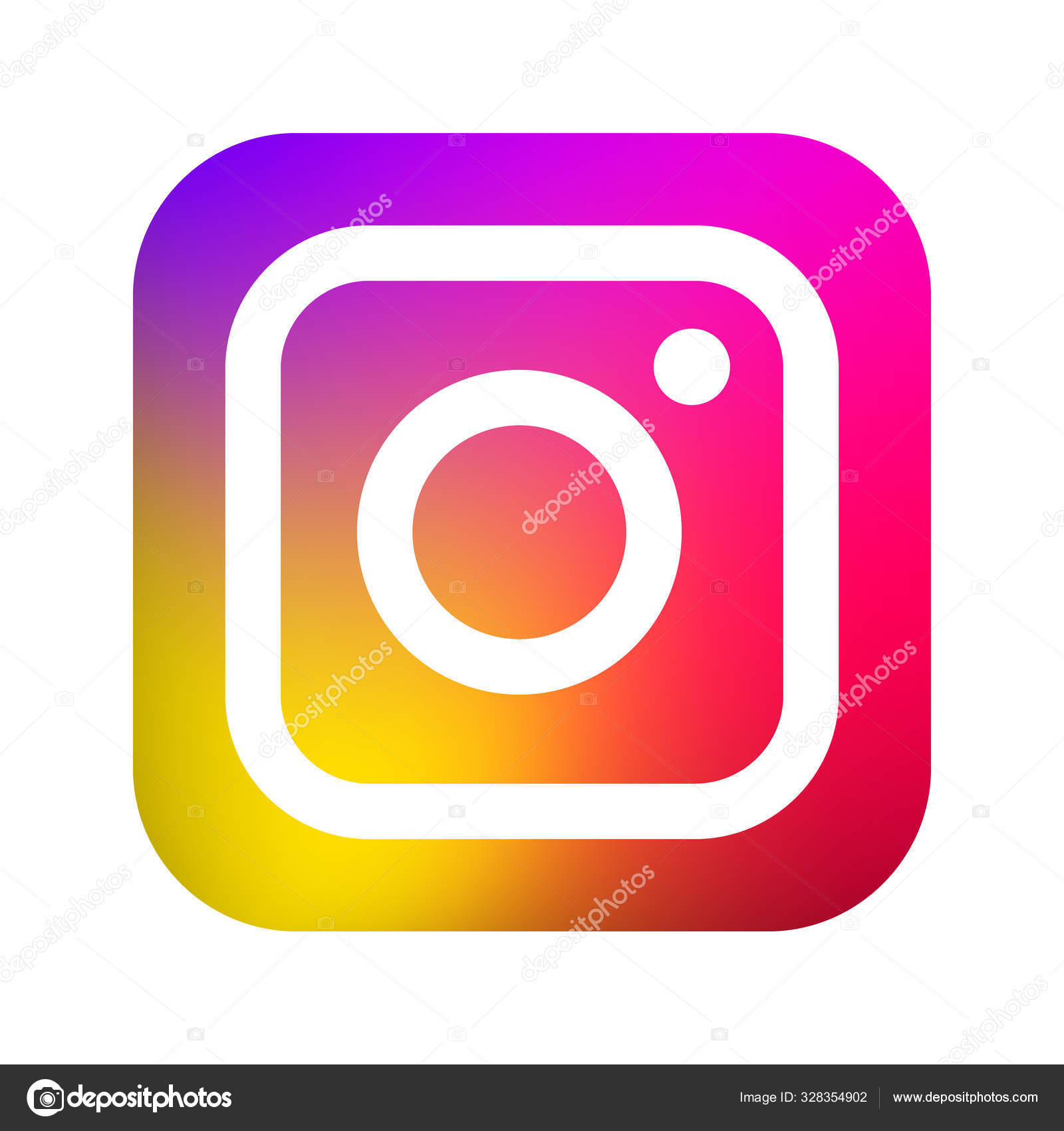 Kiev Ucrania Enero 2019 Redes Sociales Populares Instagram Icono ...