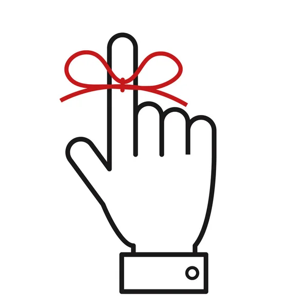 Finger ribbon Vector Art Stock Images | Depositphotos