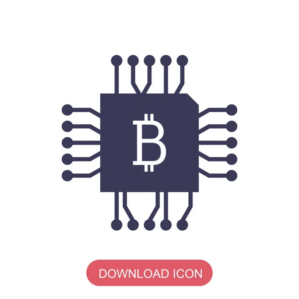 Microchip With Dollar Sign Icon Chip Processor Stock Vector Image by ...