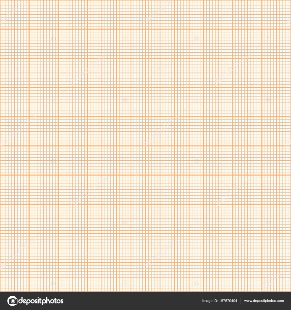 Vector orange metric graph paper seamless pattern Stock Vector by ...