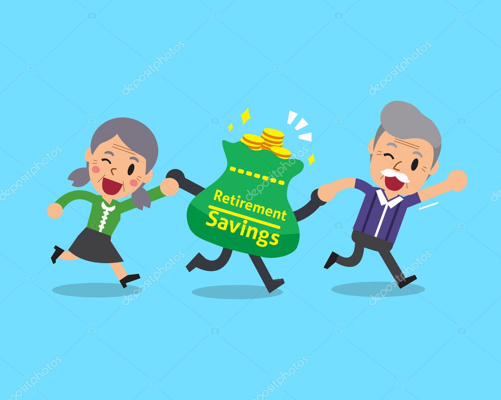 Retirement Money Cartoon