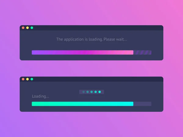 Progress upload indicator bar Stock Vector Image by ©MchlSkhrv #175519828