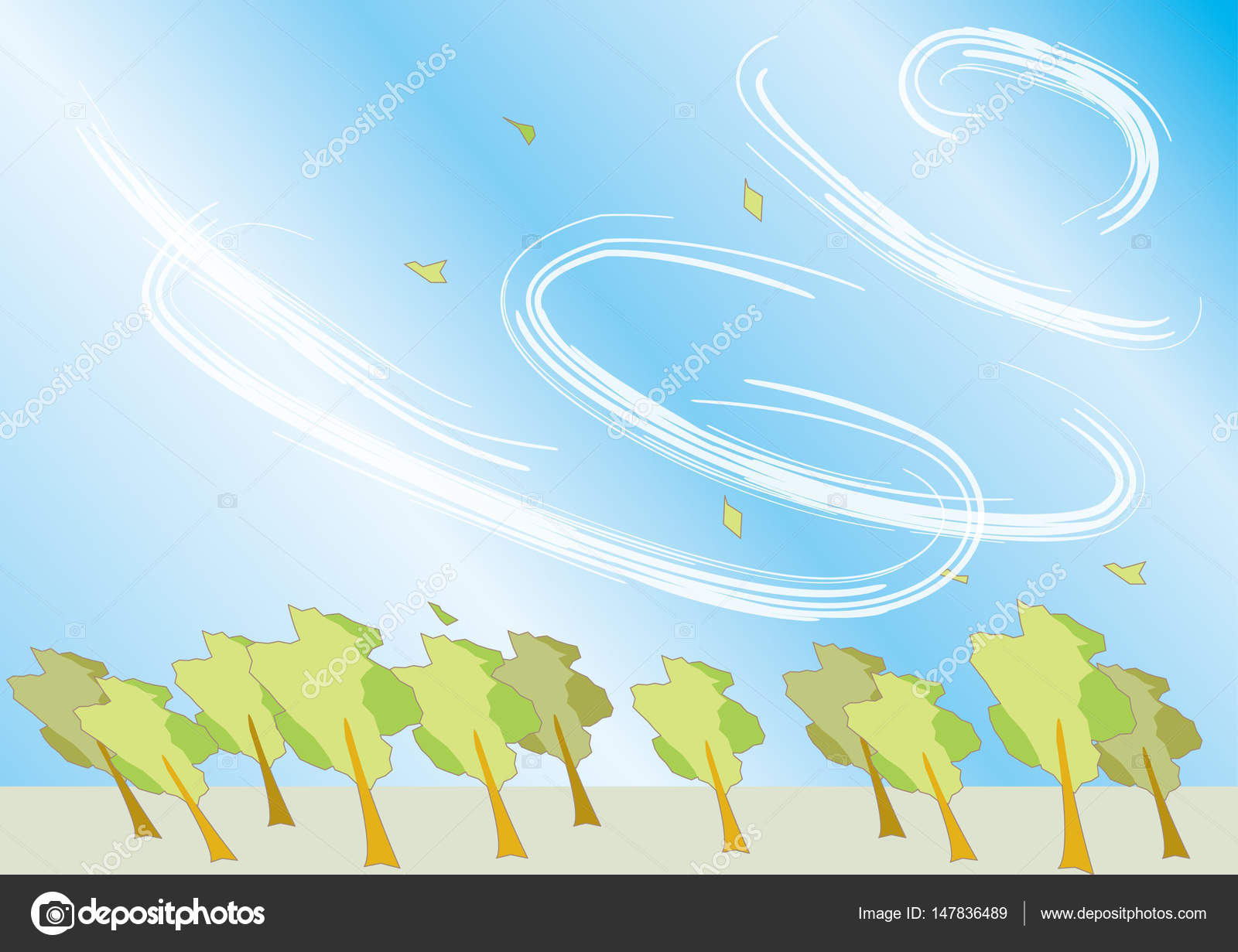 Matériel de fond qui imprime le vent Vecteur par ©Kayocci 147836489