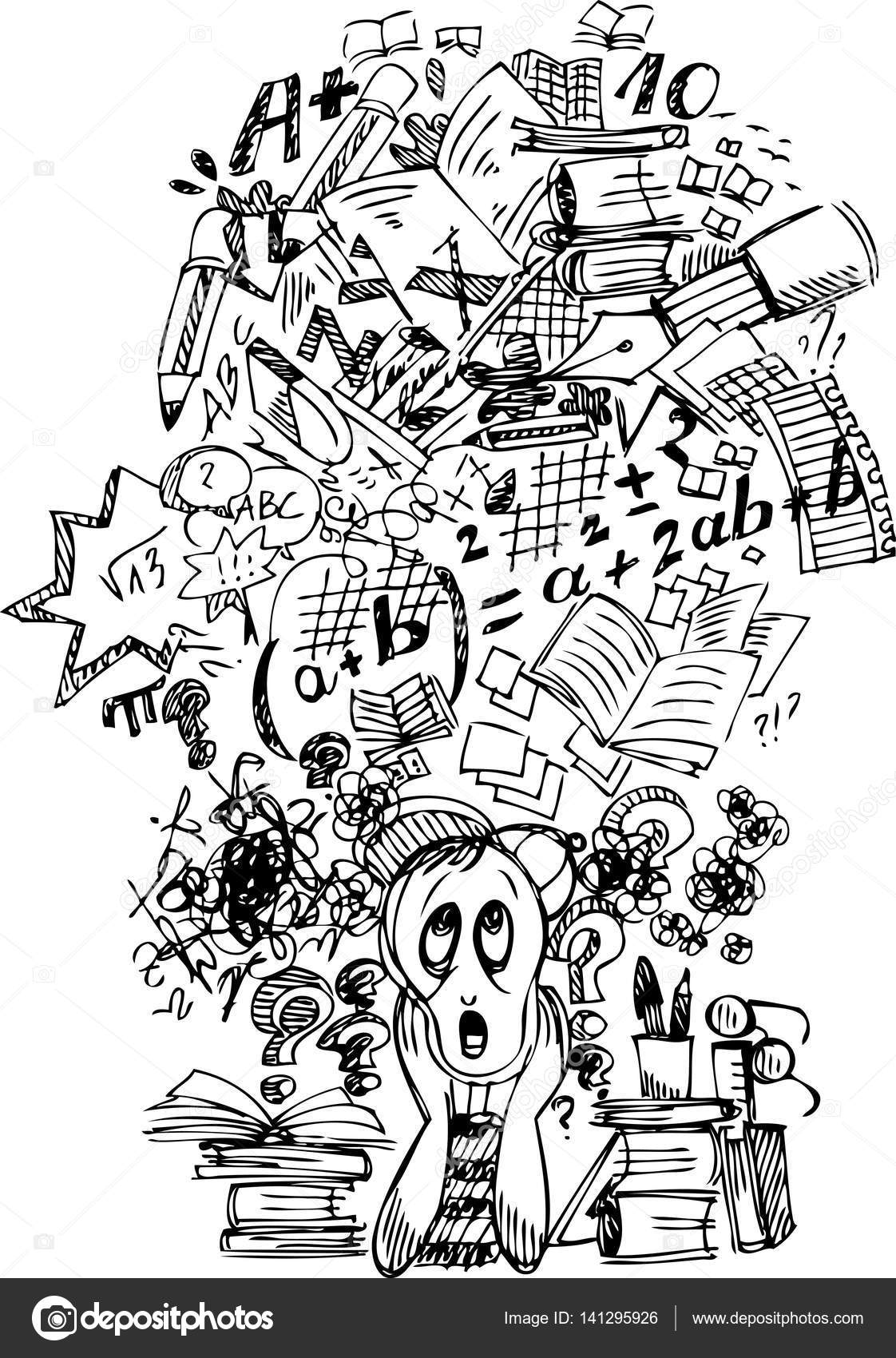 Stressed College Student Animation