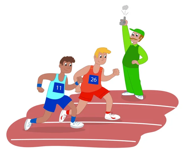 Running Race Start Clipart