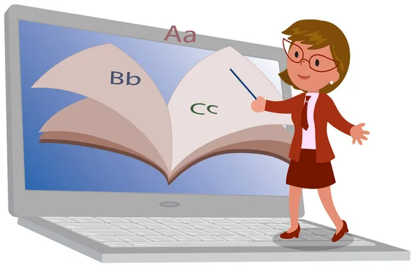 Computer teacher carton images Stock Photos, Royalty Free Computer ...