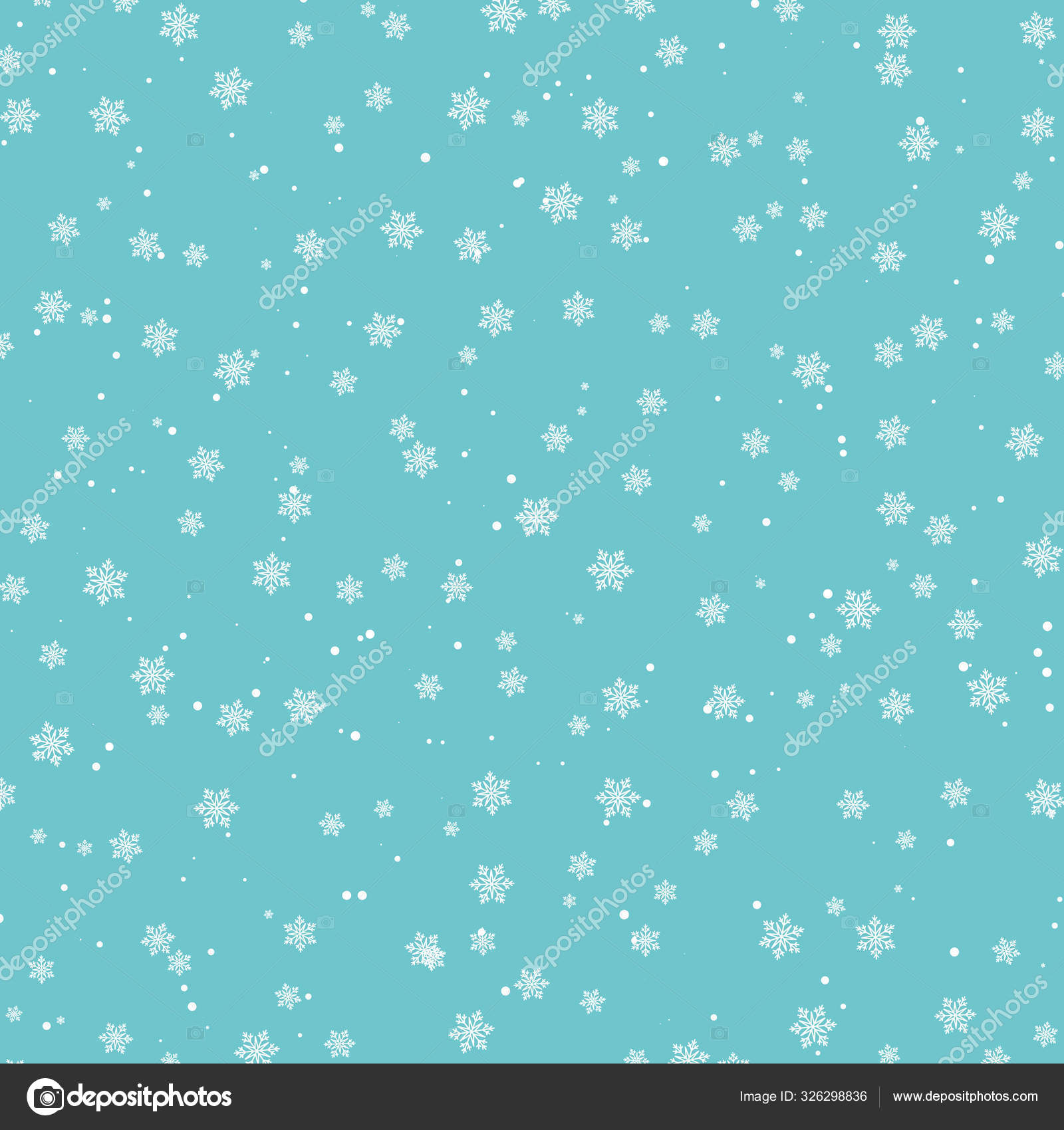 Snow pattern. Vector illustration. Falling snow. Stock Vector by ...