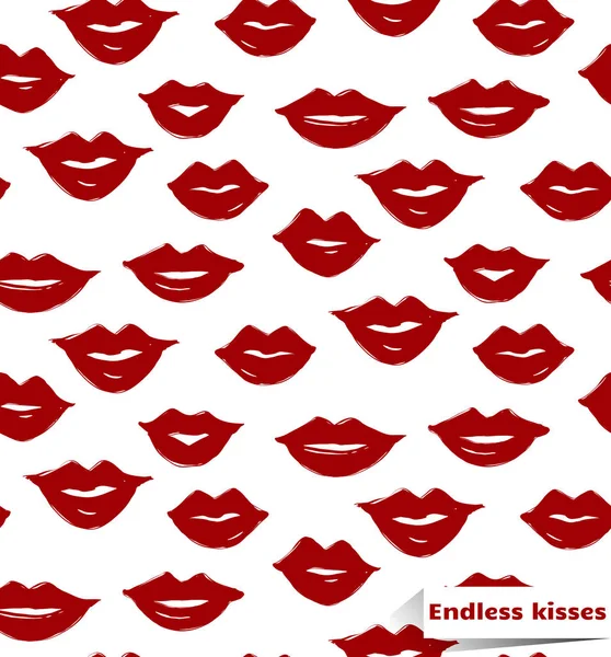 Vector lips and mouth, silhouette and glossy — Stock Vector © eveleen ...