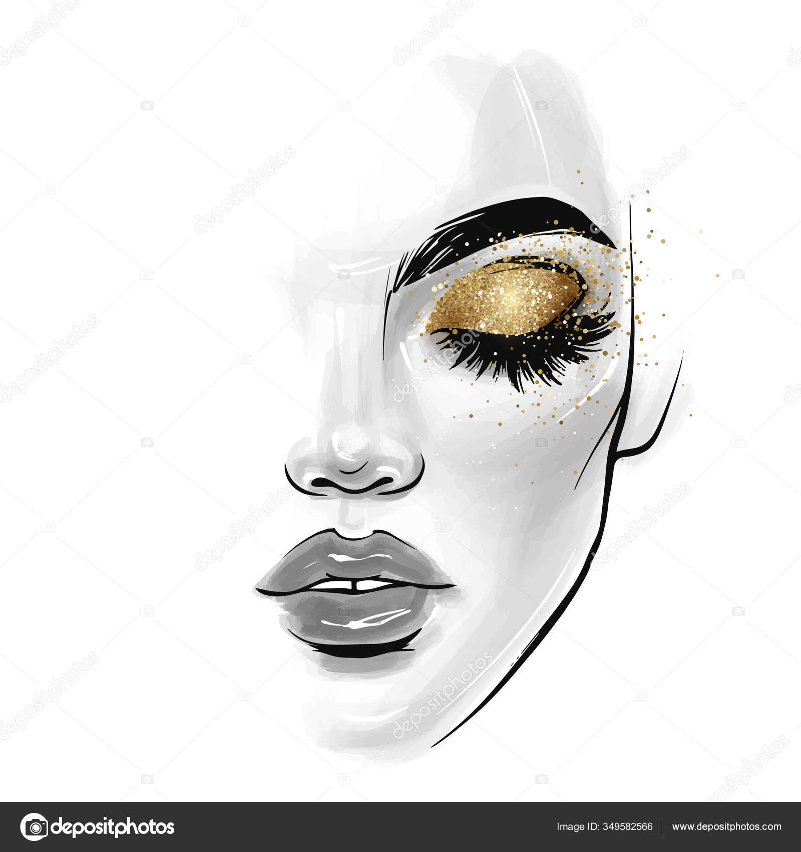 Fashion Drawing Face