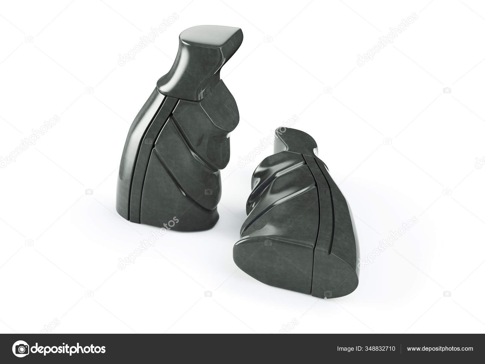 Weapon Handle Render White Background Tactical Handle Firearm Stock ...