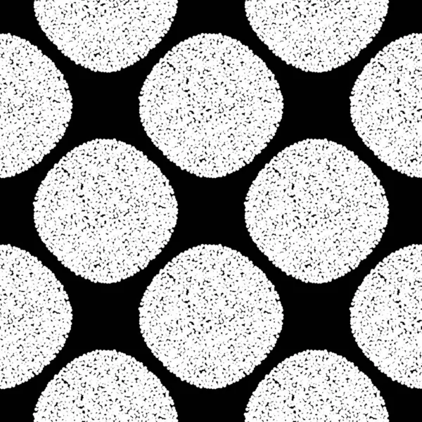 Halftone spheres geometric 3d vector seamless pattern. Dotted abstract ...