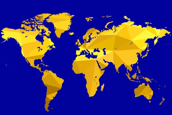 7,418,283 Yellow world map Vector Images | Depositphotos