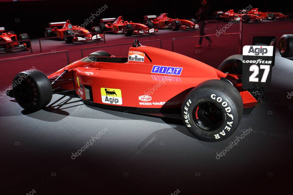 Circuito de Mugello, 25 de octubre de 2019: F1 Ferrari F189 año 1989 ex ...